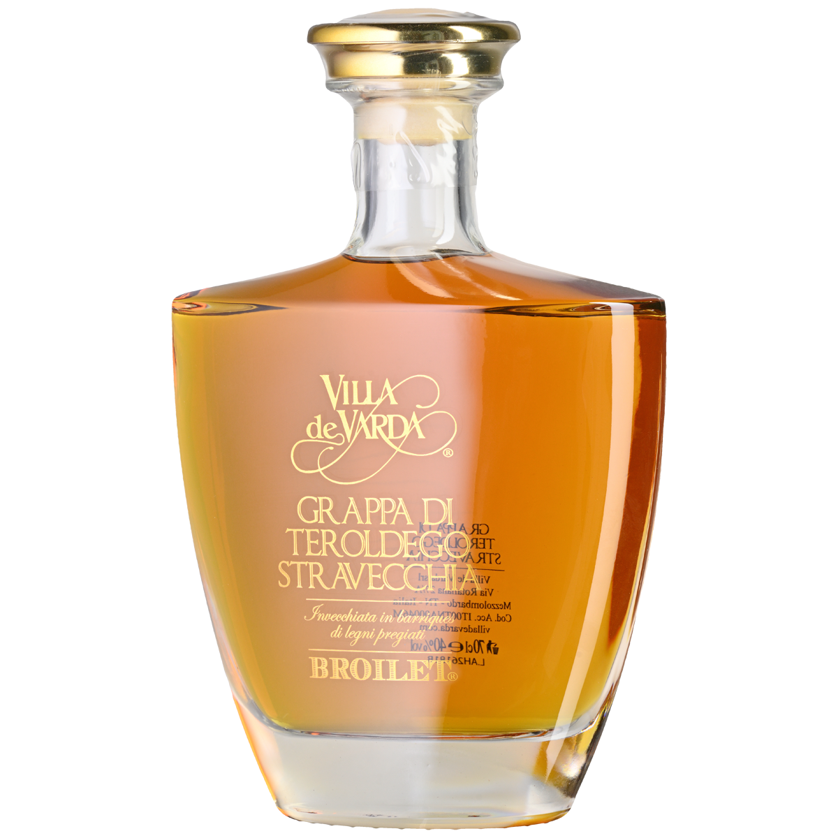 Grappa Broilet Stravecchia - Grottoria Weine AG